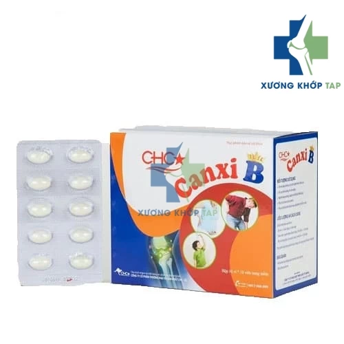 CHC CANXI B - Hỗ trợ bổ sung canxi và các khoáng chất cần thiết cho cơ thể