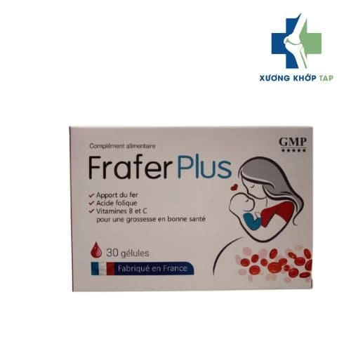 Frafer Plus - Hỗ trợ tạo hồng cầu, giảm nguy cơ thiếu máu