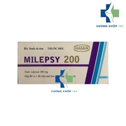 Milepsy 200 - Thuốc điều trị động kinh toàn thể