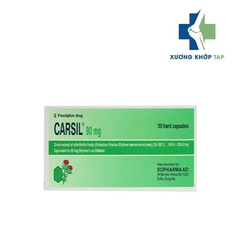Carsil 90 mg - Ðiều trị viêm gan, xơ gan