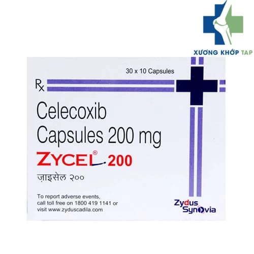 Zycel 200 - Thuốc điều trị triệu chứng viêm xương khớp